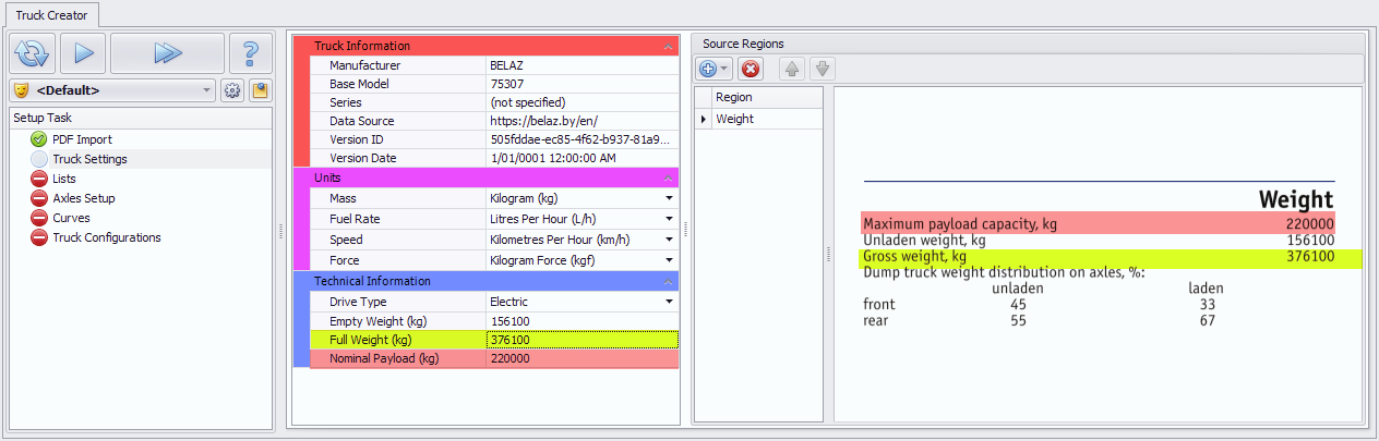 How to create a new truck using Haul Infinity Truck Creator – Micromine ...