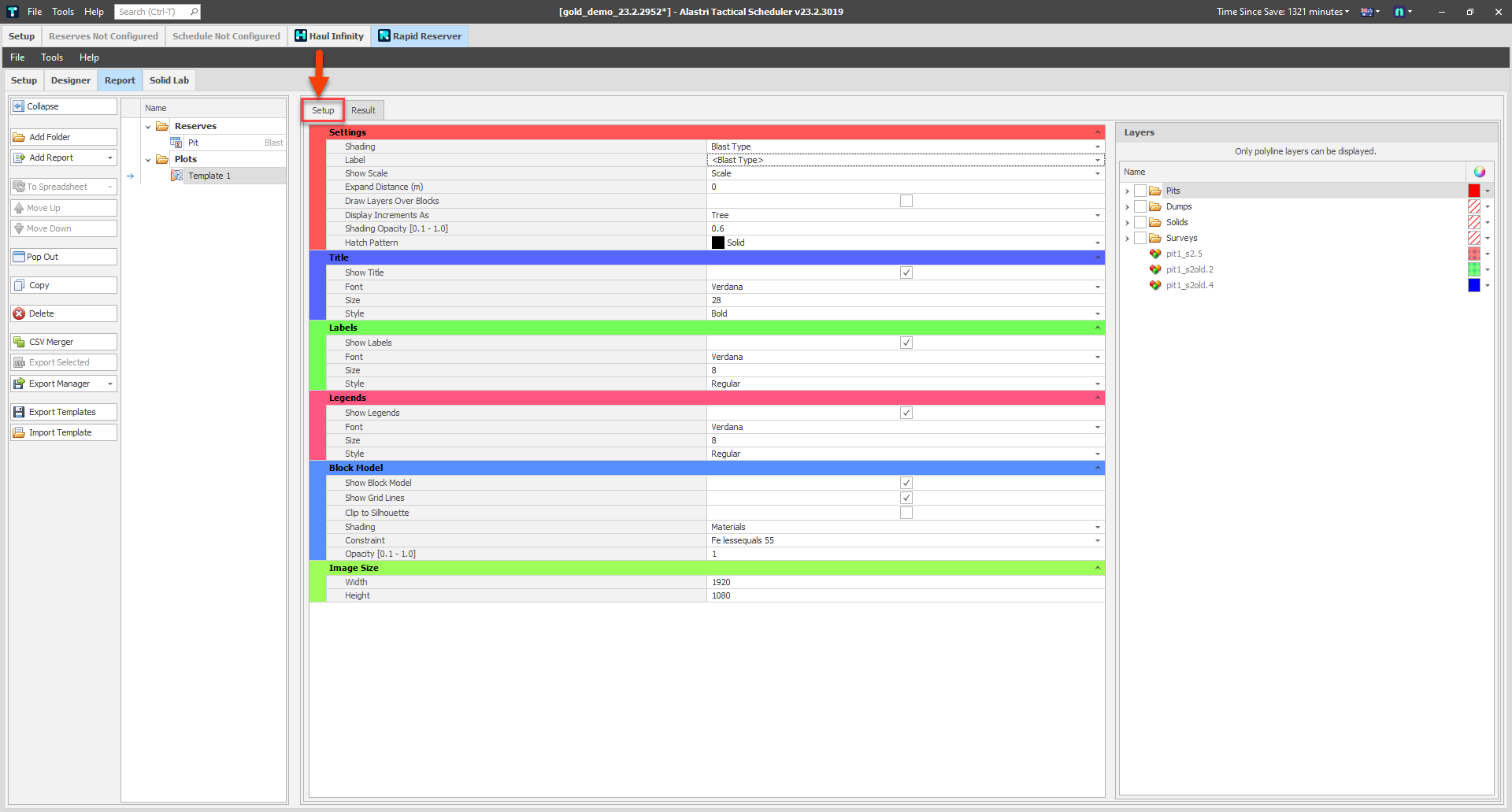 Utilizing Increment Plot Reporting With Integrated Block Model In Rapid