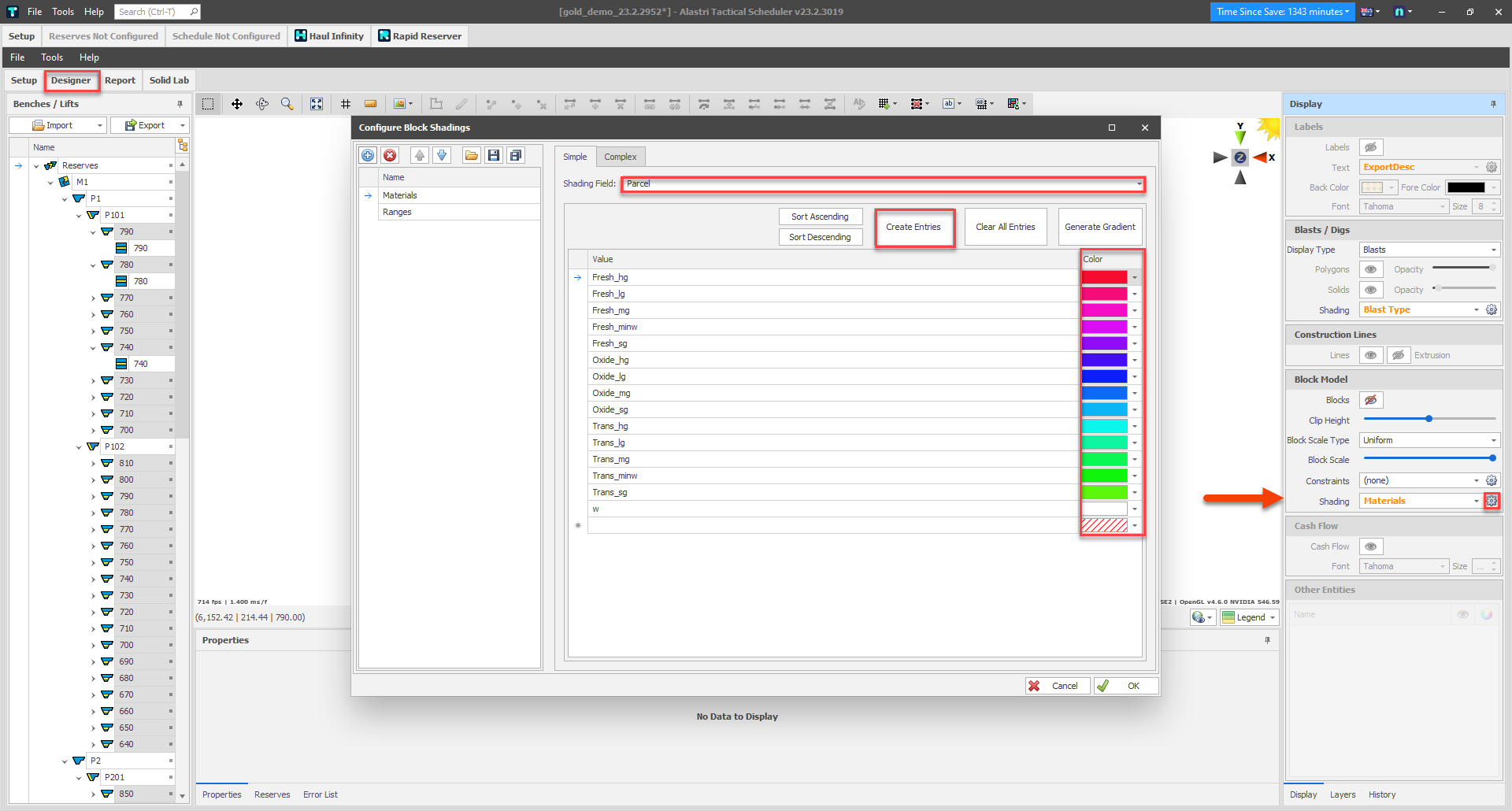 Utilizing Increment Plot Reporting With Integrated Block Model In Rapid