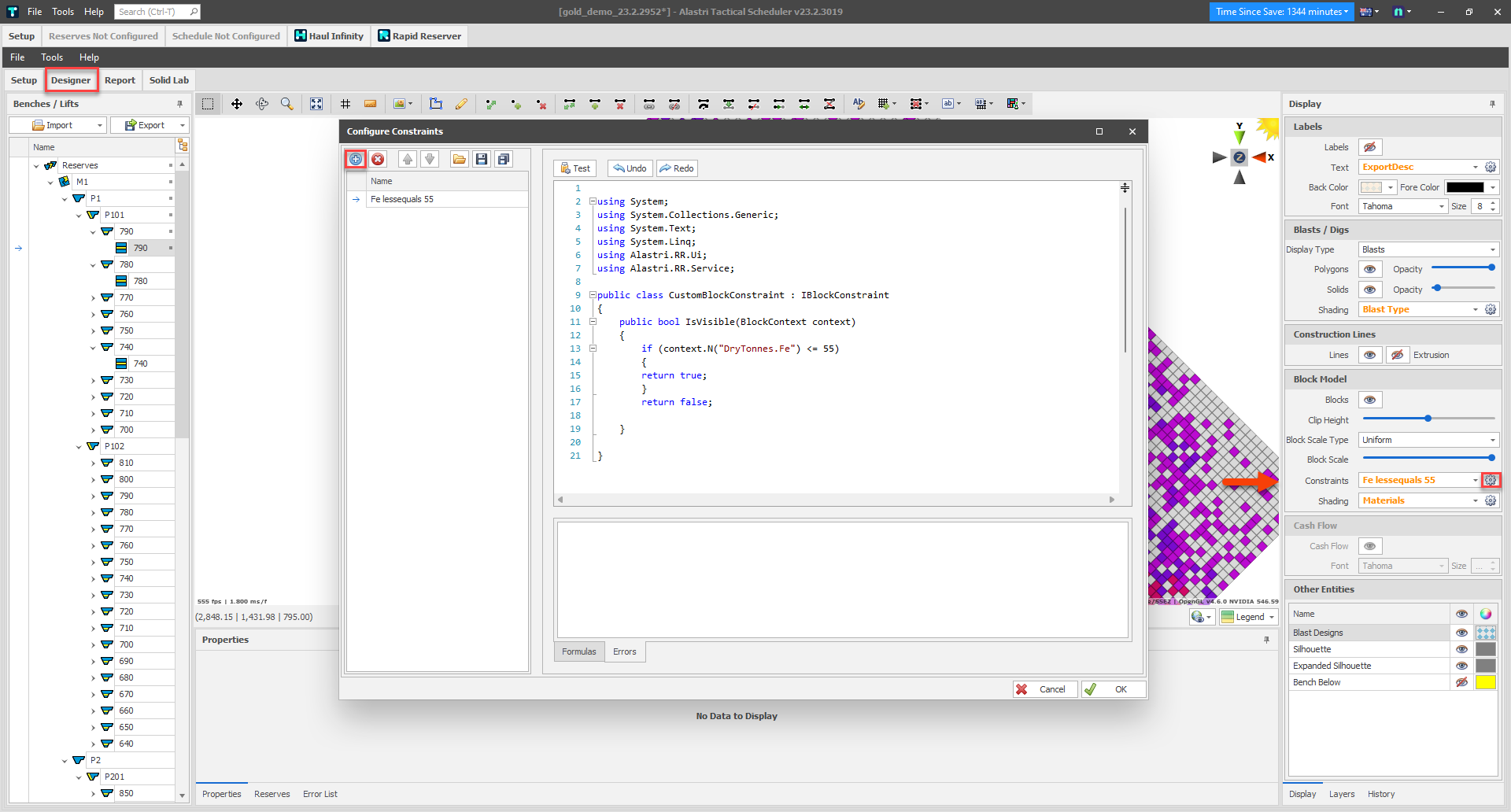 Utilizing Increment Plot Reporting With Integrated Block Model In Rapid