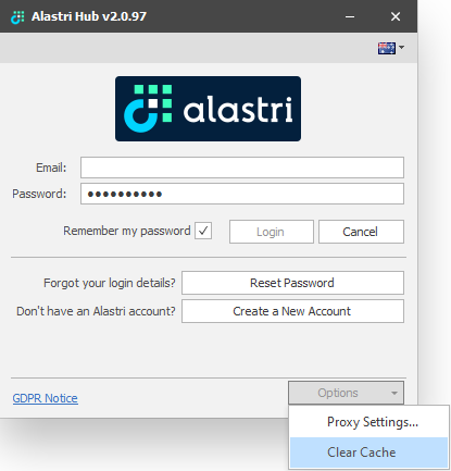 How to Rectify "Can not Log in to Alastri Hub" – Micromine Alastri