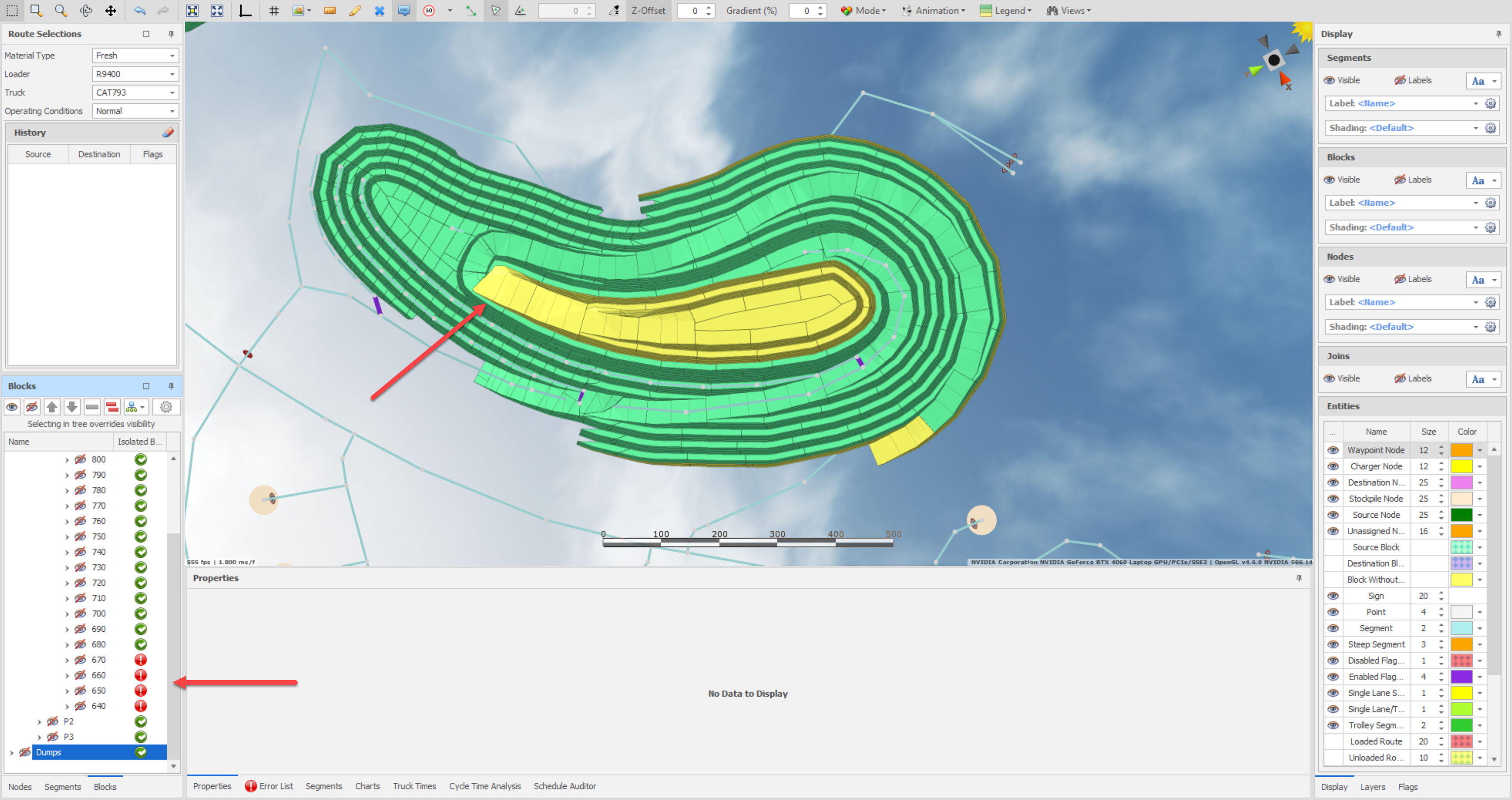 Unconnected blocks in the loaded Haul Infinity project - Instructions ...