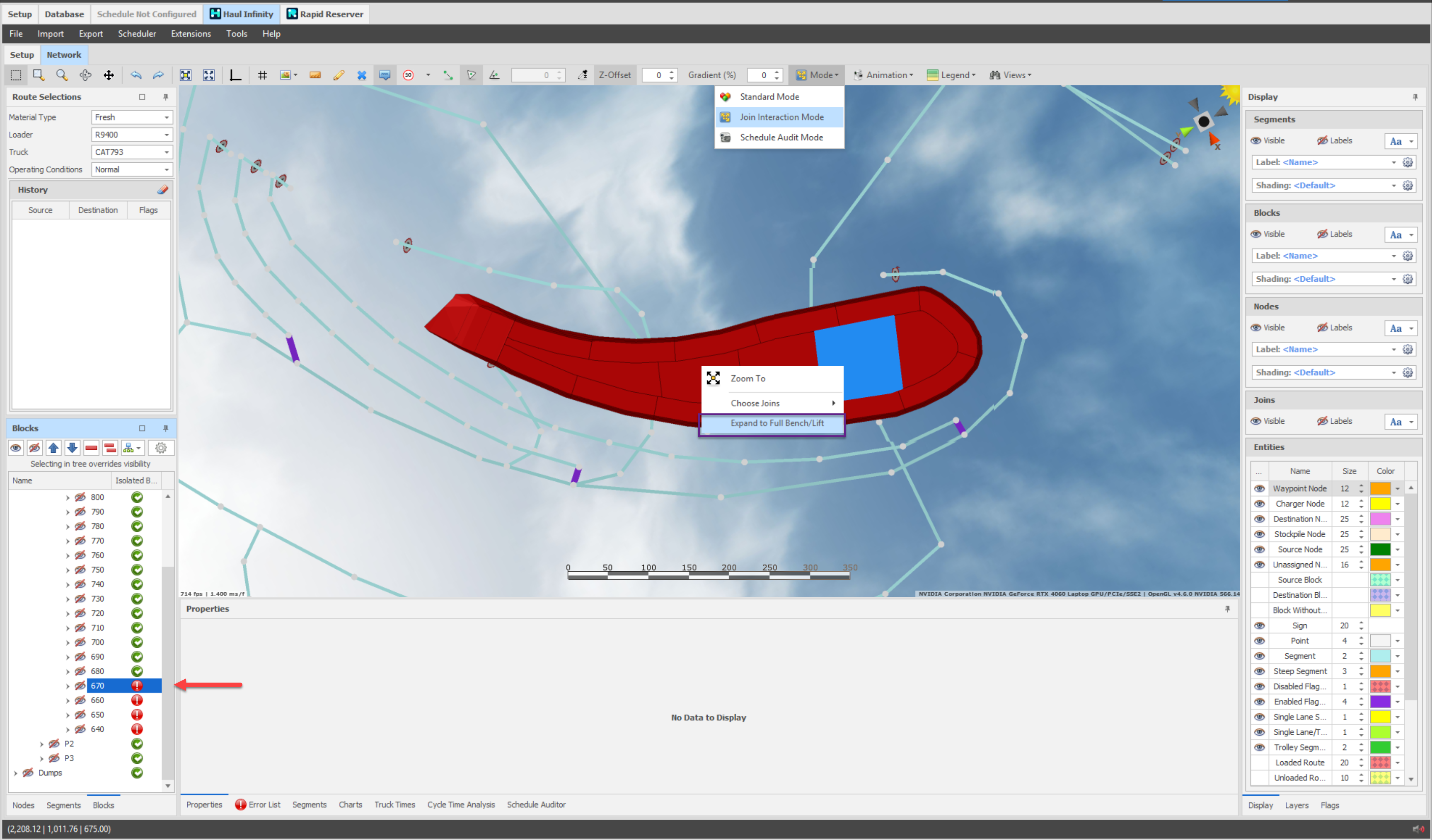 Unconnected blocks in the loaded Haul Infinity project - Instructions ...